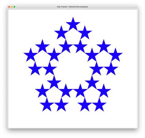 Star Fractal With Python And Turtle Tutorial And Source Code Python