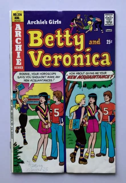 1975 Archie Comics Archies Girls Betty And Veronica 236 £1631