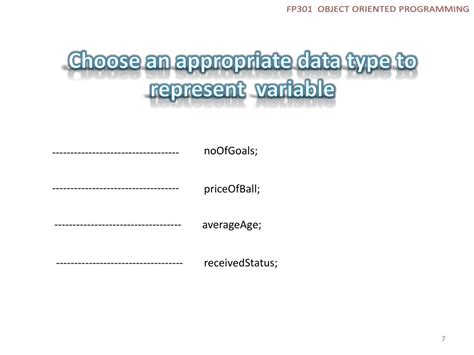 Ppt Fp301 Object Oriented Programming Powerpoint Presentation Free Download Id2912573