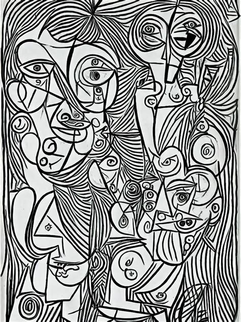 Pablo Picasso Famous Line Drawings