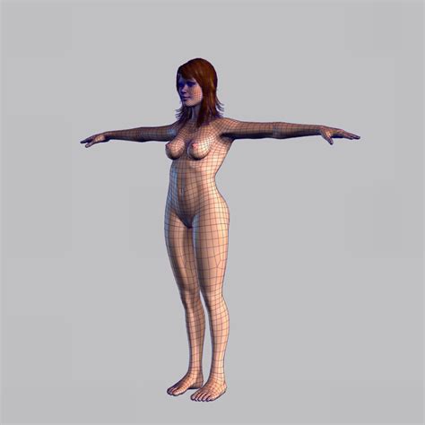 Character Rigged Naked D TurboSquid