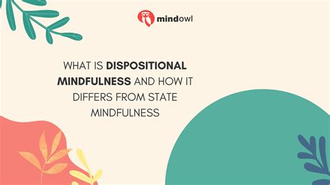 What Is Dispositional Mindfulness And How It Differs From State