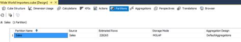 How To Partition An Ssas Cube In Analysis Services Multidimensional