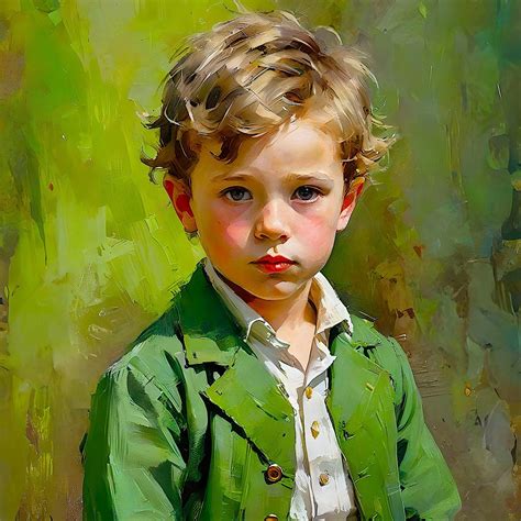 Download Ai Generated Boy Cute Royalty Free Stock Illustration Image