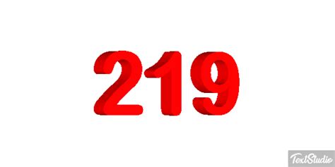 219 Number Animated  Logo Designs
