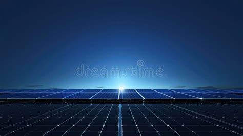 Graphic Representation Of Solar Panels In A Symmetrical Stock Illustration Illustration Of