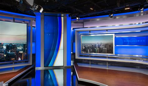 CBS New York WCBS Studio 46 Set Design Gallery