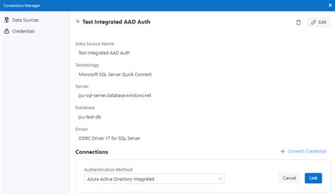Azure Active Directory Integrated Authentication