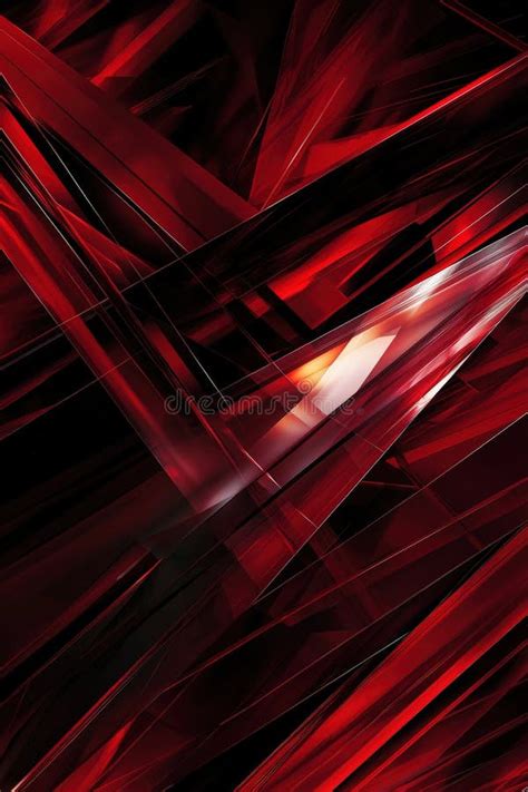 Dramatic Angular Abstract Background In Deep Red And Black For Luxury Branding And Design