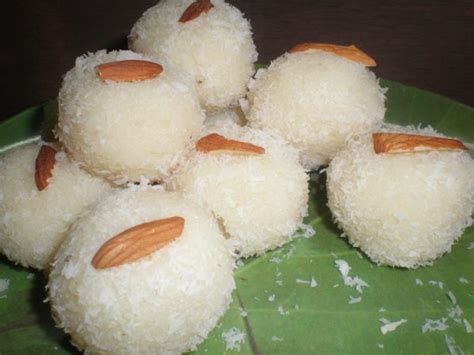 Coconut Ladoo Recipe How To Make Coconut Laddu HungryForever