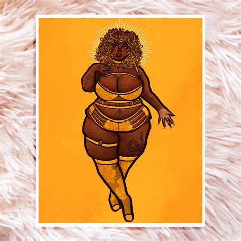 Fat Babes Prints Fat Positive Art Prints Body Positive Art Etsy