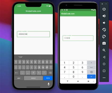 Flutter Textfield And Negative Numbers Kindacode