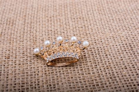 Premium Photo Model Crown Placed On Canvas