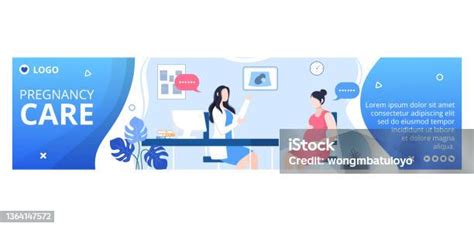임신 한 어머니와 출산 보험 배너 건강 관리 템플릿 평면 일러스트 레이션 소셜 미디어 또는 인사말 카드에 대한 사각형 배경의 편집 건강관리와 의술에 대한 스톡 벡터 아트 및