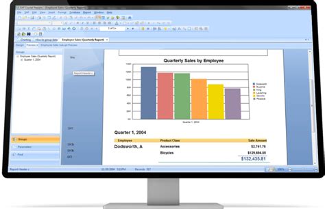 Crystal Reports Software Custom Report Writer
