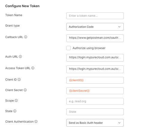 The Exact Urls Required For Oauth 2 0 In Postman Platform Api Genesys Cloud Developer Forum