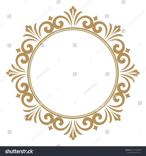 Decorative Line Art Frames Design Template Stock Illustration 1031584000 Shutterstock