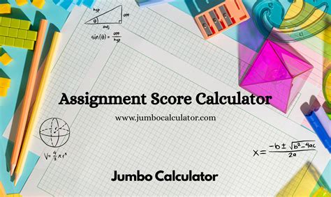 Assignment Score Calculator Quick And Easy Grade Estimator