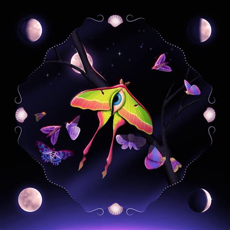 Luna Moth Ana Miminoshvili