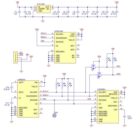 Pololu Altimu 10 V3 Gyro Accelerometer Compass And Altimeter