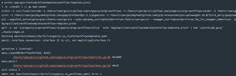 Make Codegen Failed · Issue 5532 · Argoprojargo Workflows · Github