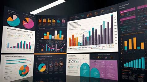 Comprehensive Data Visualization Dashboard Stock Illustration