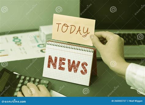 Sign Displaying News Business Idea Comprehensive Uptodate Information From Sources All Over The