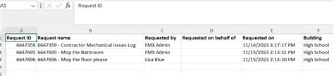 Filtering And Exporting Request Data To A Spreadsheet Help Center