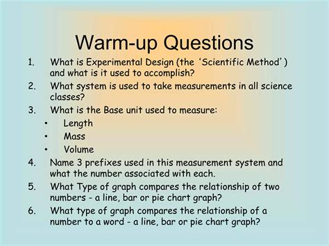 Experimental Design Scientific Method And Graphingrevised Ppt