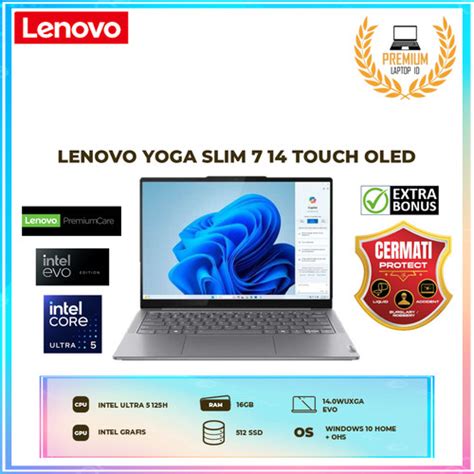 Jual Lenovo Yoga Slim Touch Oled Ultra H Gb Gb Wuxga Evo Unit Jakarta