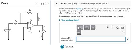 Solved Figure Of Part B Ideal Op Circuits With A Chegg Com