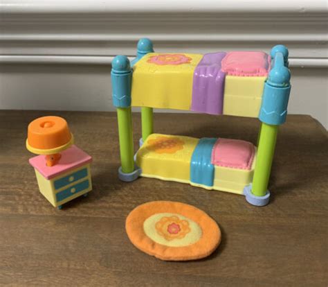 Dora The Explorer Talking Dollhouse Bunk Bed Night Stand And Rug Set Furniture Lot 4667457387