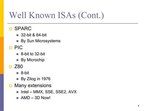Instruction Set Architecture Pptx Operating Systems Computer