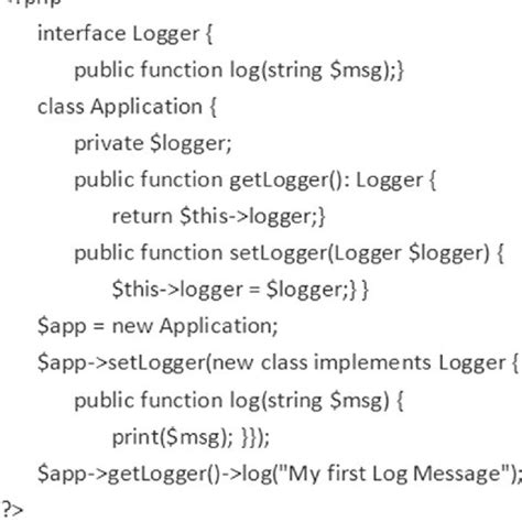 Sample Code Of Null Operator Download Scientific Diagram