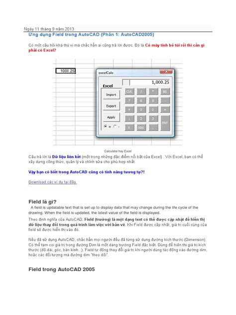 Ud Field Trong Autocad Pdf