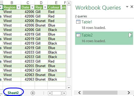 Excel Power Query Combine Tables Merge Table Data