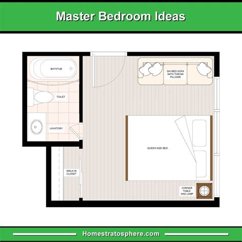 Queen Size Bed Floor Plan Hanaposy