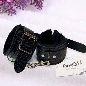 Custom Made Welcome Sex Slave Bondage Restraints Adult Roleplay Punk Style Spike Rivet Black