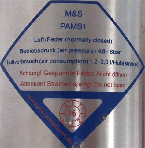 New Mands Pams1 Pneumatic Actuator Sb Industrial Supply Inc