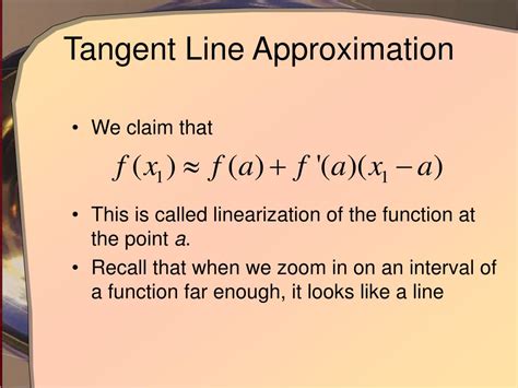 Ppt Linear Approximation And Differentials Powerpoint Presentation