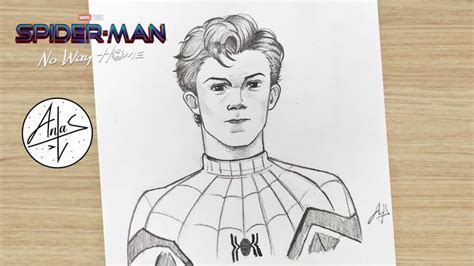 Tom Holland Spider Man Sketch Tutorial 😎 Spiderman Drawing Man Sketch Tom Holland Spiderman