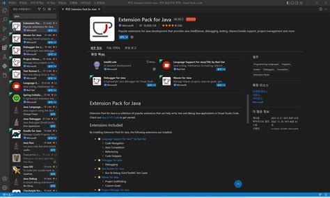 Java 개발 환경 설정 Visual Studio Code