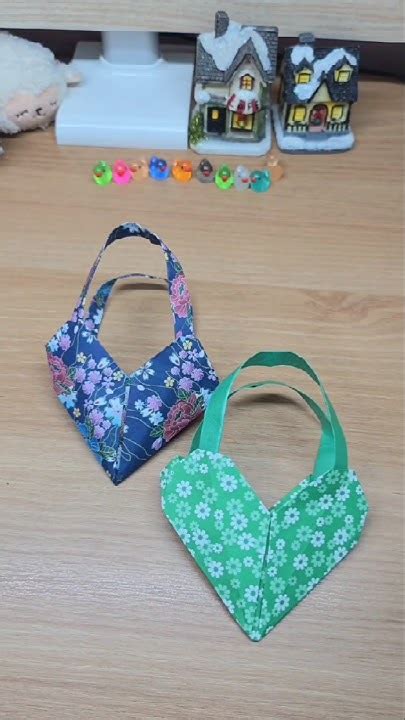 하트 가방 종이접기 Origami Bag Youtube