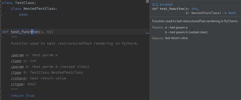 RestructuredText Quick Documentation Display IDEs Support IntelliJ