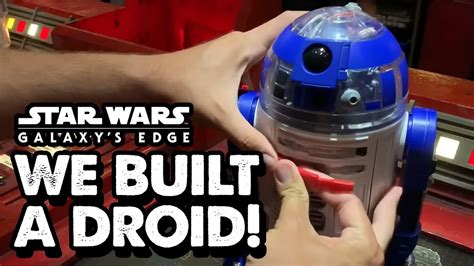 Building A Droid At The Droid Depot In Star Wars Galaxys Edge