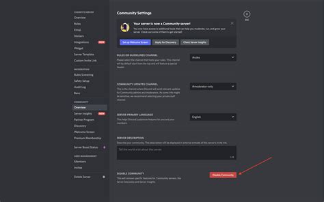 Enabling Server Discovery Discord