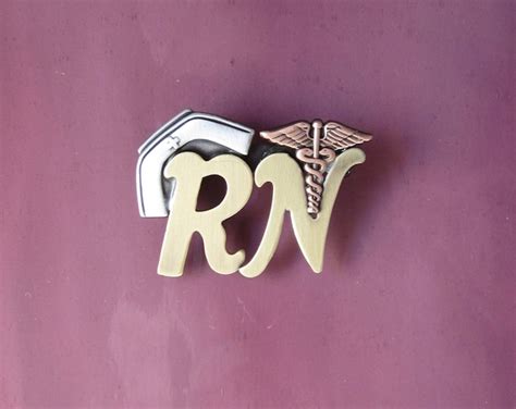 RN Pin RN Brooch Gifts For Nurses RN Pinning Ceremony Nurse Jewelry Etsy