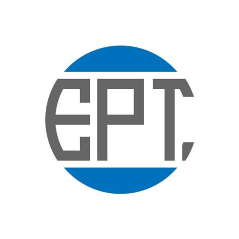 Ept Letter Logo Design On White Background Ept Creative Initials