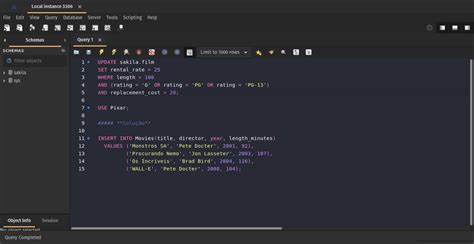 Mysql Workbench Dracula Theme