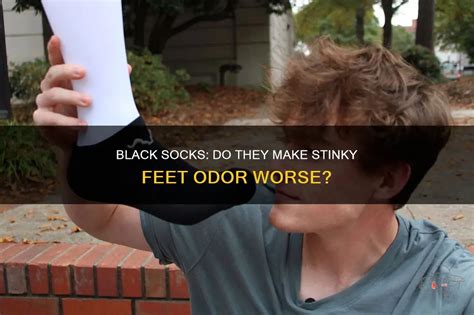 Black Socks Do They Make Stinky Feet Odor Worse Shunvogue